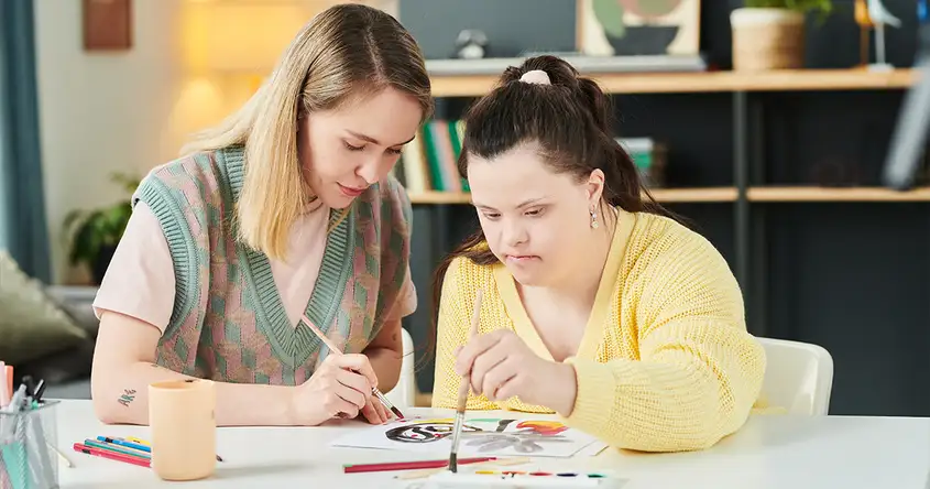 الخيارات التعليمية للأطفال ذوي متلازمة داون والإعاقة الذهنية